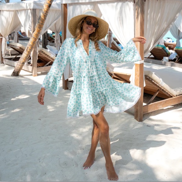 Kenny Flowers | Dresses | Kenny Flowers The Maldives Tunic Mini Dress M ...
